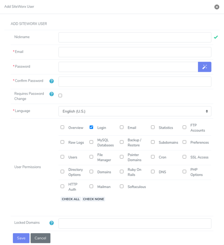 How To: Add / Edit / Delete Secondary Users In SiteWorx